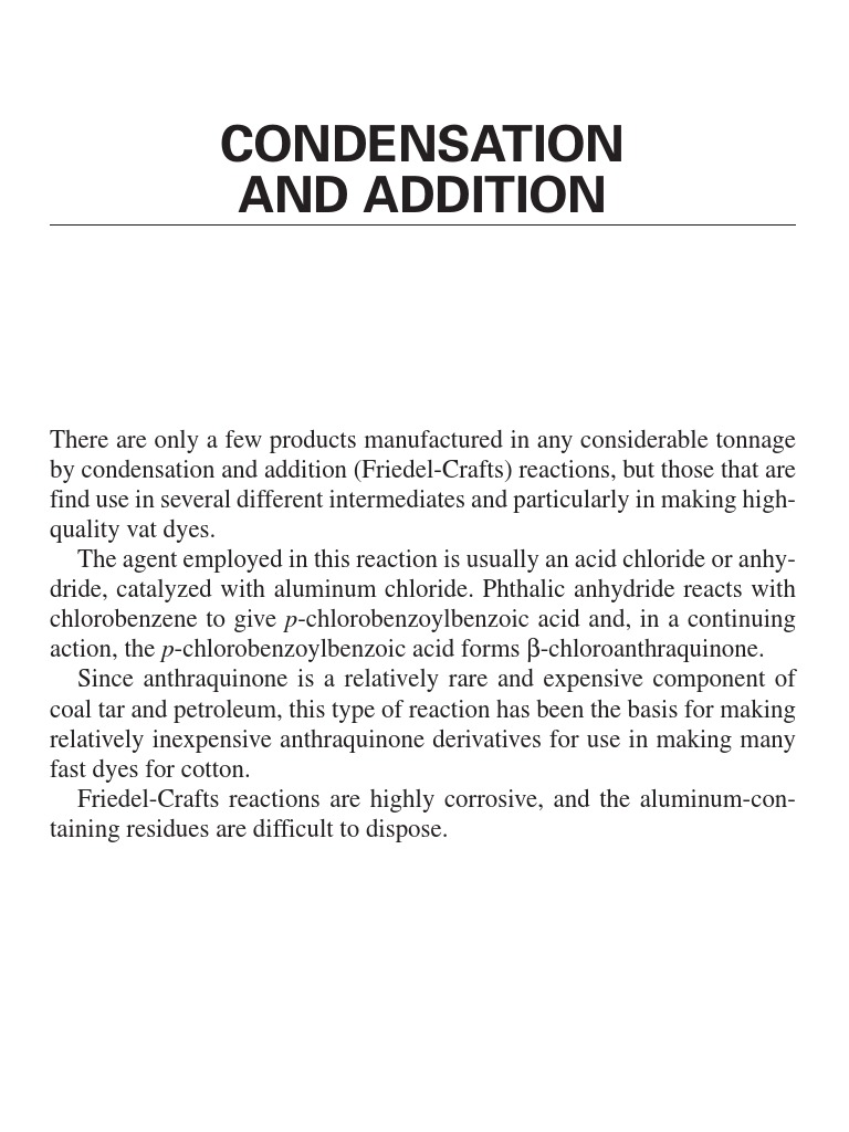 Condensation and Addition | PDF | Science & Mathematics