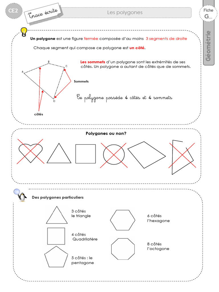 Introduction aux polygones en géométrie | PDF