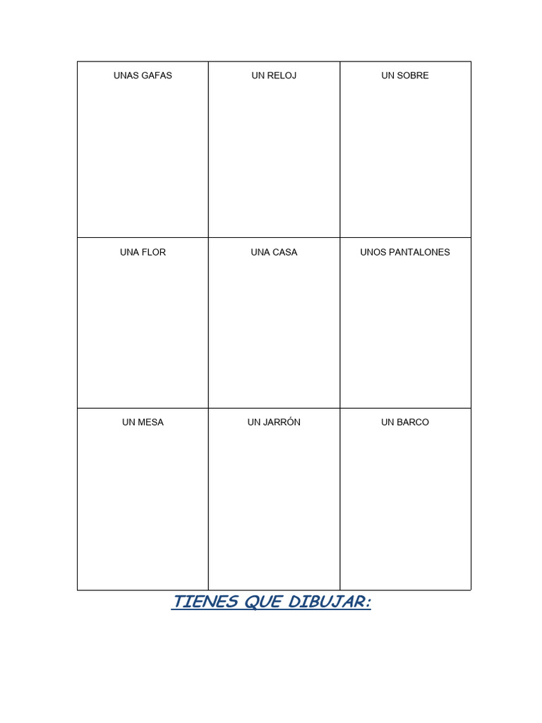 Ejercicio De Dibujo Pdf