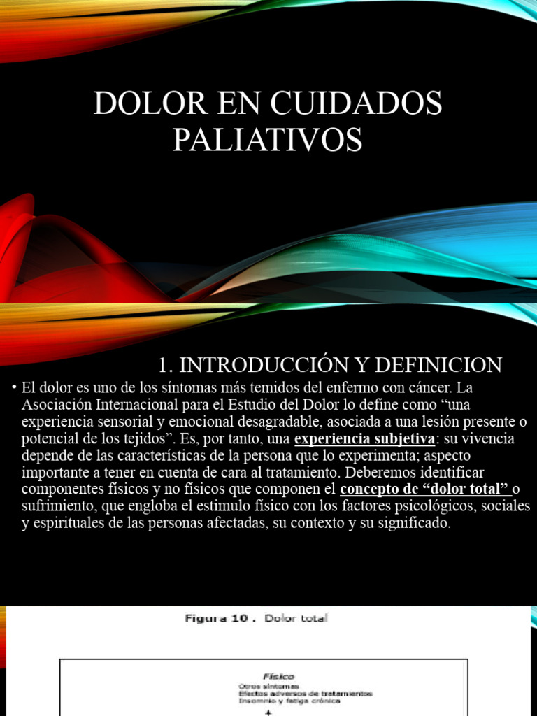 Unidad 6 Dolor En Cuidados Paliativos Pdf Dolor Analgésico