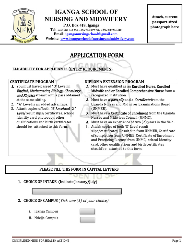 Application Form Iii | PDF | Midwife | Nursing