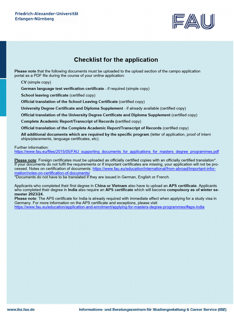 Checklist International | PDF