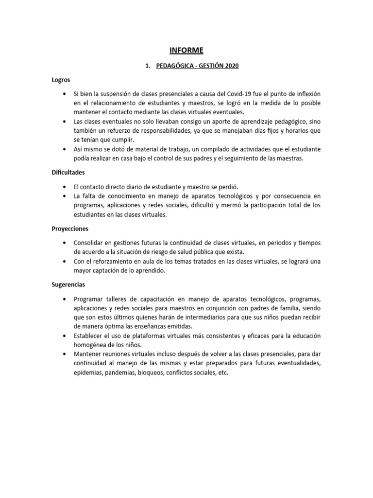 INFORME | PDF | Modificación de comportamiento | Aprendizaje