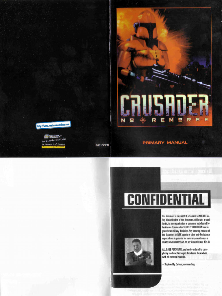 Crusader No Remorse Manual | PDF