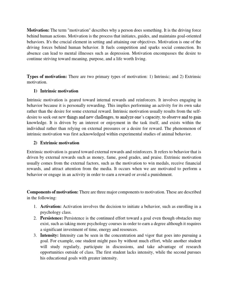 Motivation | PDF | Motivational | Motivation Motivation | PDF | Motivational | Motivation