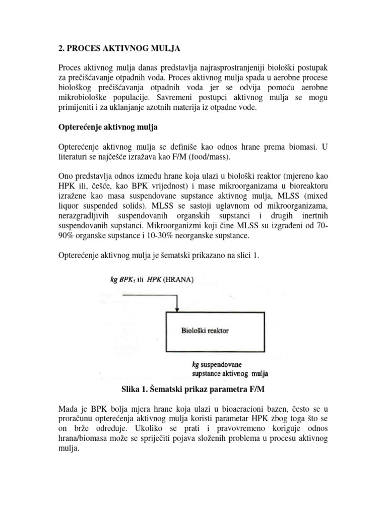 Proces Aktivnog Mulja | PDF
