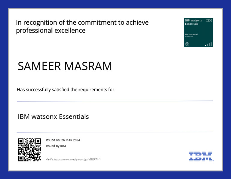 IBM watsonx Certification | PDF | Computers