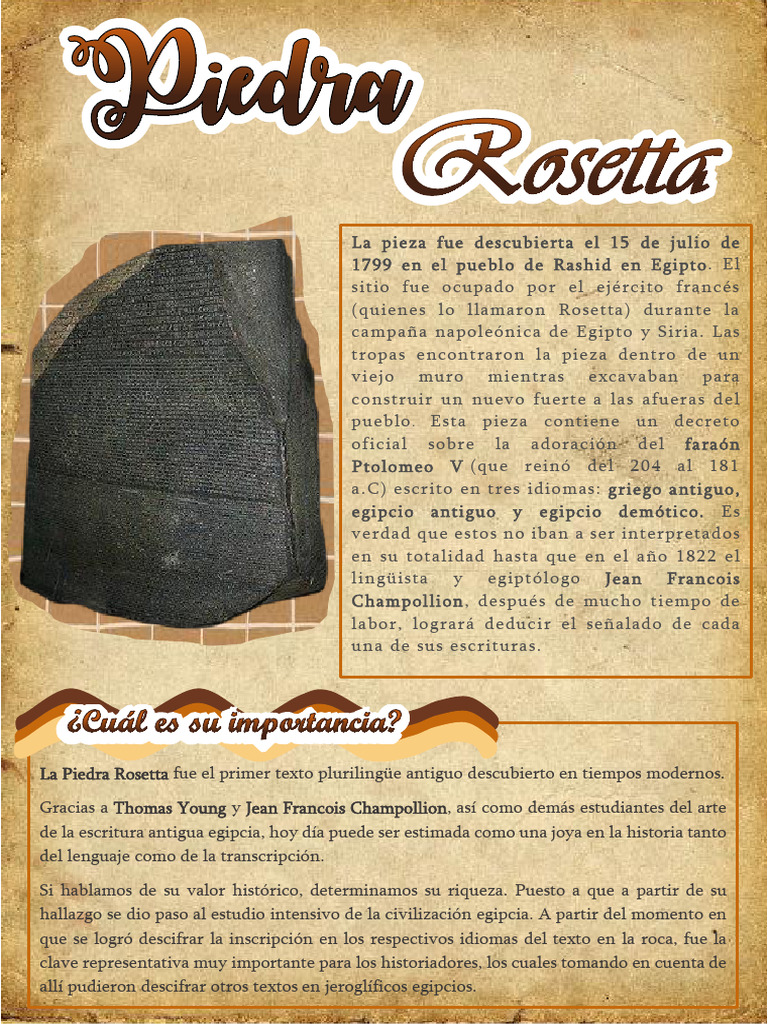 La Importancia de La Piedra Rosetta | PDF
