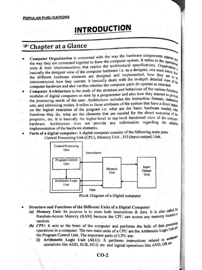Computer Organization | PDF | Programming | Computer Program