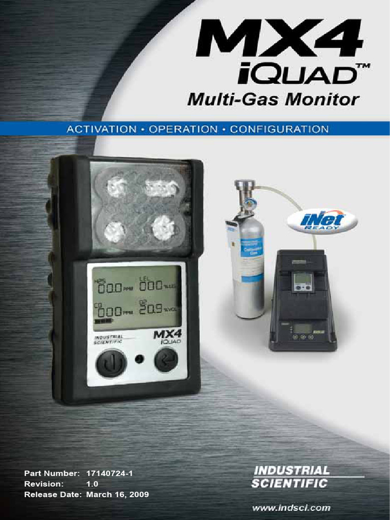 MX4 Gas Detector Operation Manual | PDF | Rechargeable Battery ...