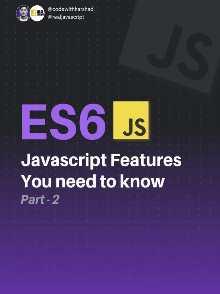 ES6 - Part 2 PDF | PDF ES6 - Part 2 PDF | PDF