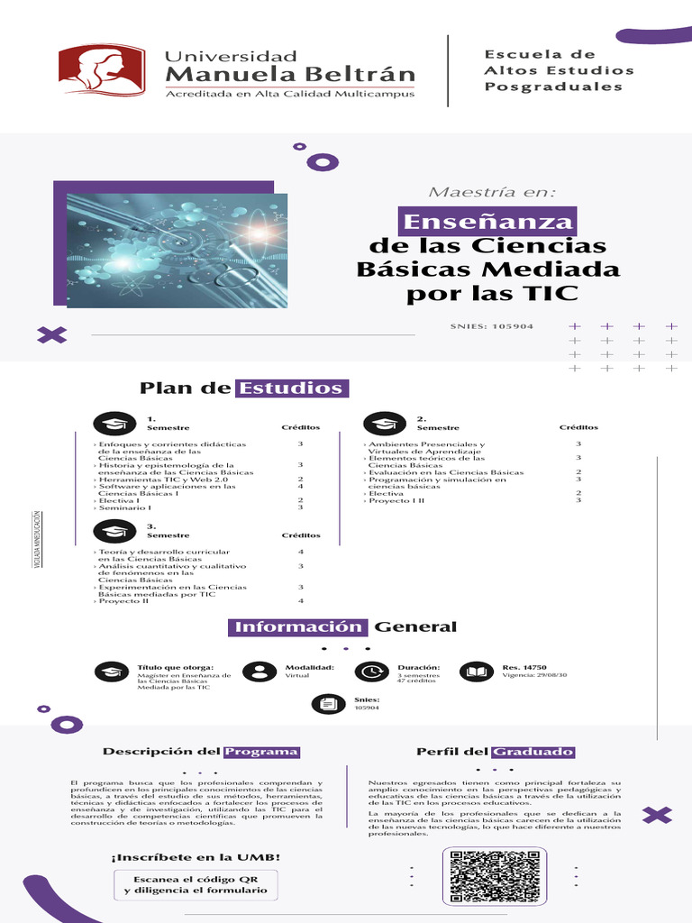 Maestria Ensenanza de Las Ciencias Basicas Mediada Por Las TIC | PDF | Enseñando | Science