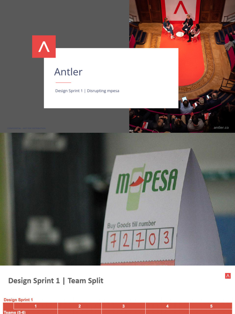 Disrupting M-PESA: Design Sprint Insights | PDF | Banking | Money
