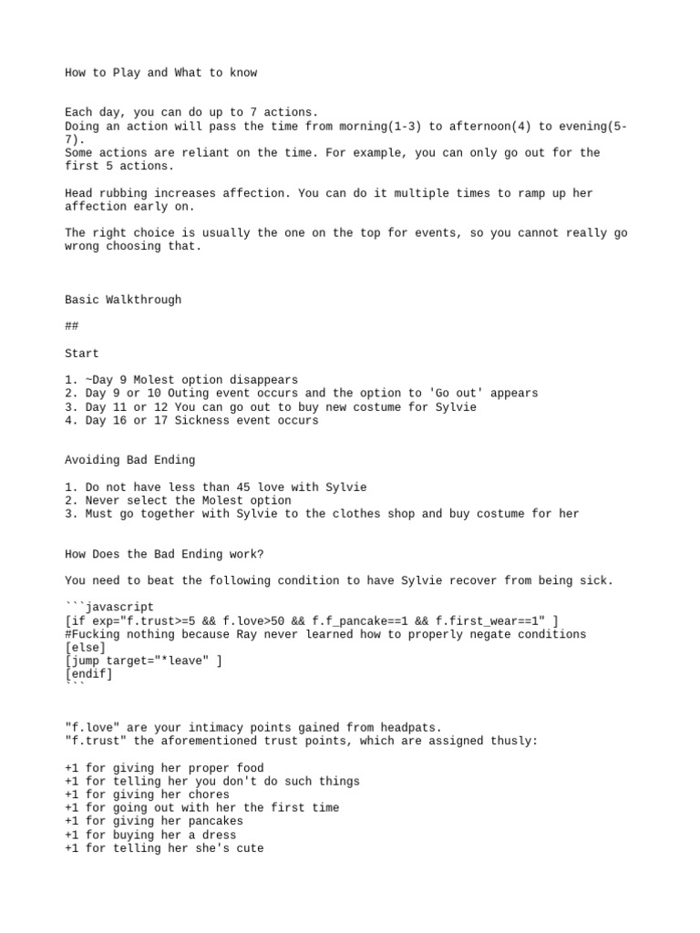 Teaching Feeling Game Guide v2.5.2 | PDF