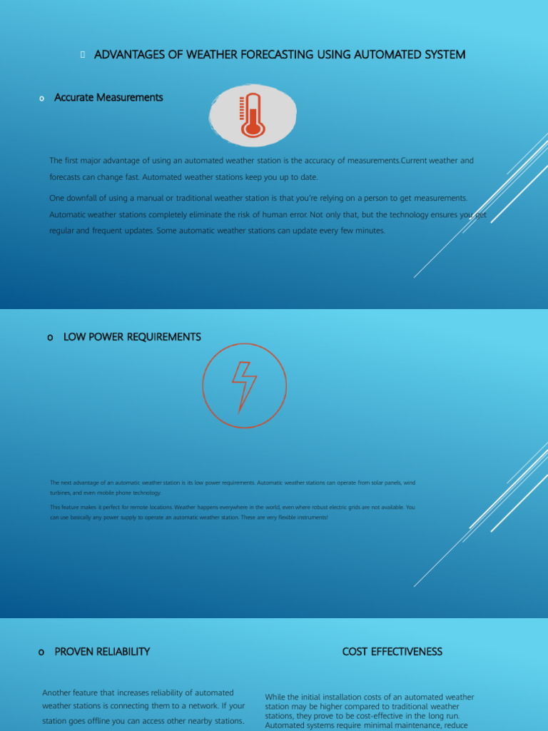 AUTOMATED SYSTEM | PDF | Weather Forecasting | Machine Learning