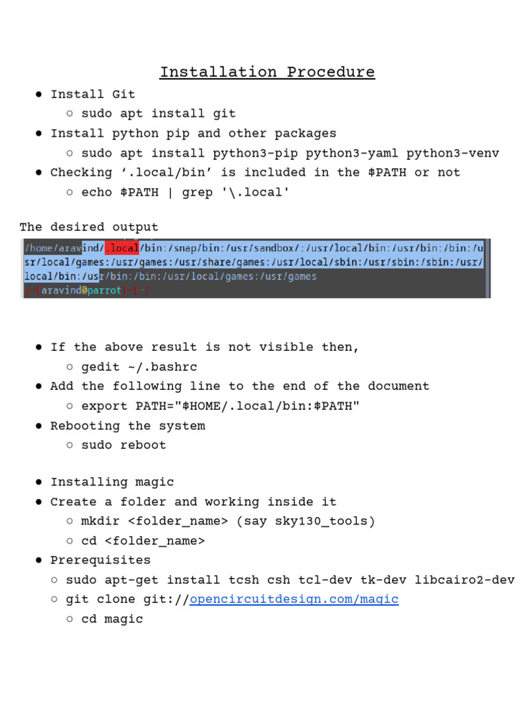 Installation Procedure | PDF | Sudo | Software Engineering