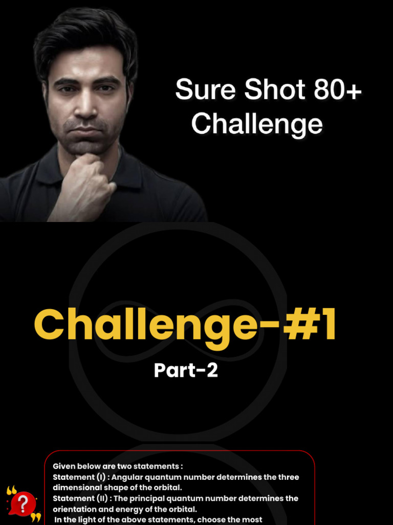 Statement Type Questions-Part-2 | PDF | Chemistry | Molecules