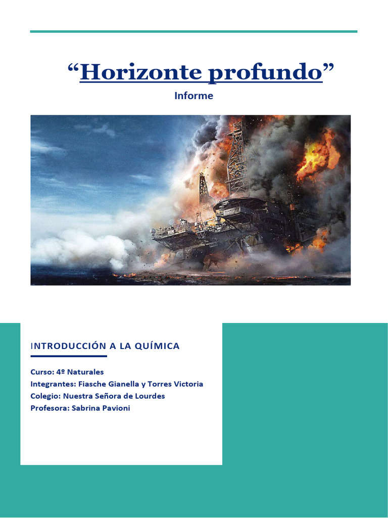 Horizonte Profundo | PDF | Horizonte de aguas profundas | Bp