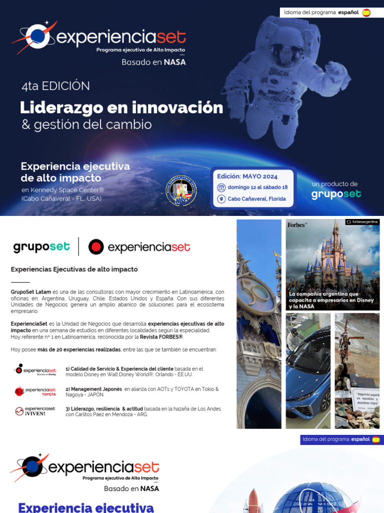 Brochure NASA MAYO 2024 (1)-comprimido | PDF | Nasa | Centro espacial ...