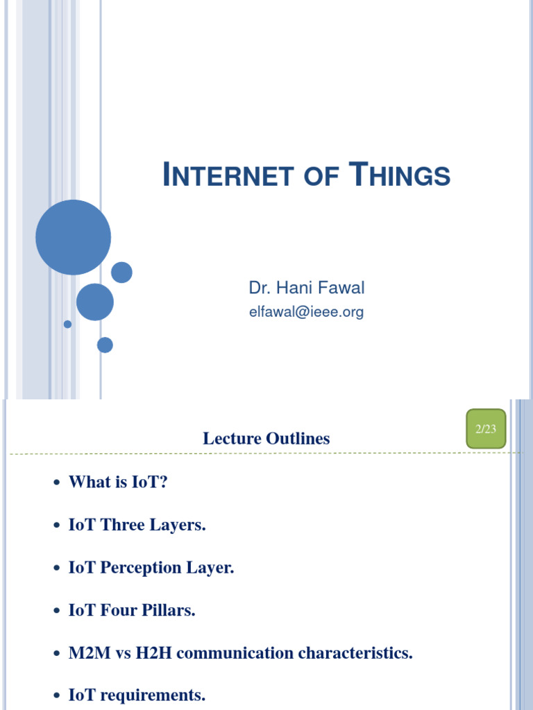 Lec 2 IoT | PDF | Internet Of Things | Service Industries