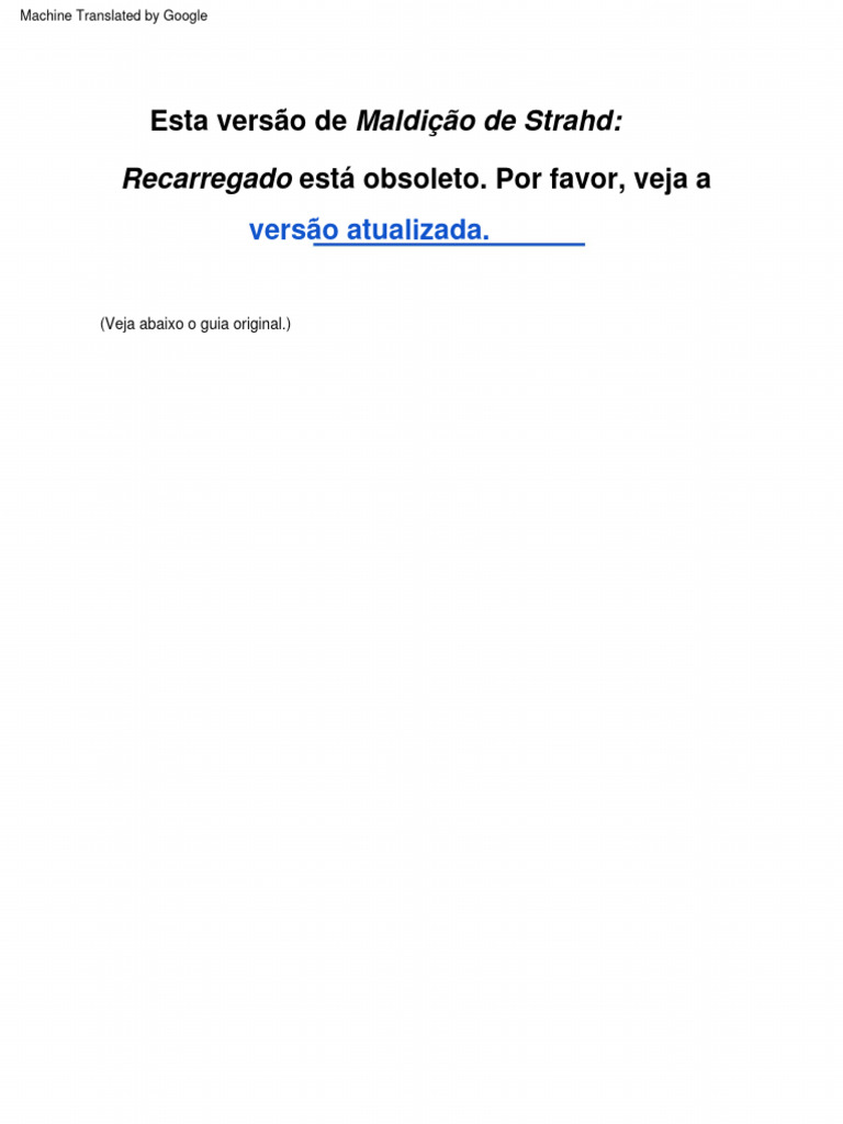 Ruínas de Berez na Maldição de Strahd | PDF | Castelo | Bode