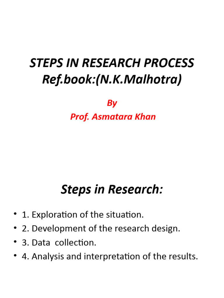 1 Steps in Research Process-Sampling Methods - 8th May 2023 | PDF ...