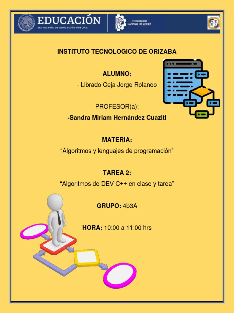 Actividades Programas secuenciales-Algoritmos-Jorge R. Librado Ceja | PDF | Informática