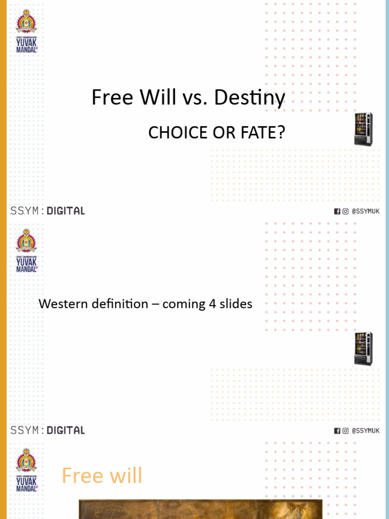 Free Will Vs Destiny Santos Edited | PDF | Self-Improvement