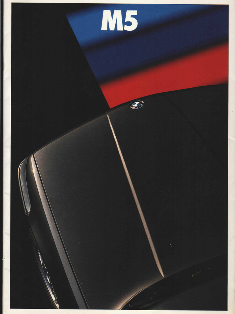 BMW M5 E34 Brochure 1990 | PDF