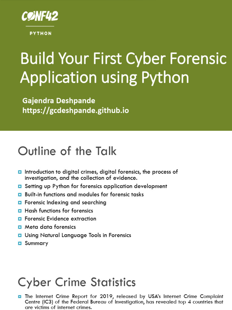 Python Forensics | PDF | Daubert Standard | Cybercrime