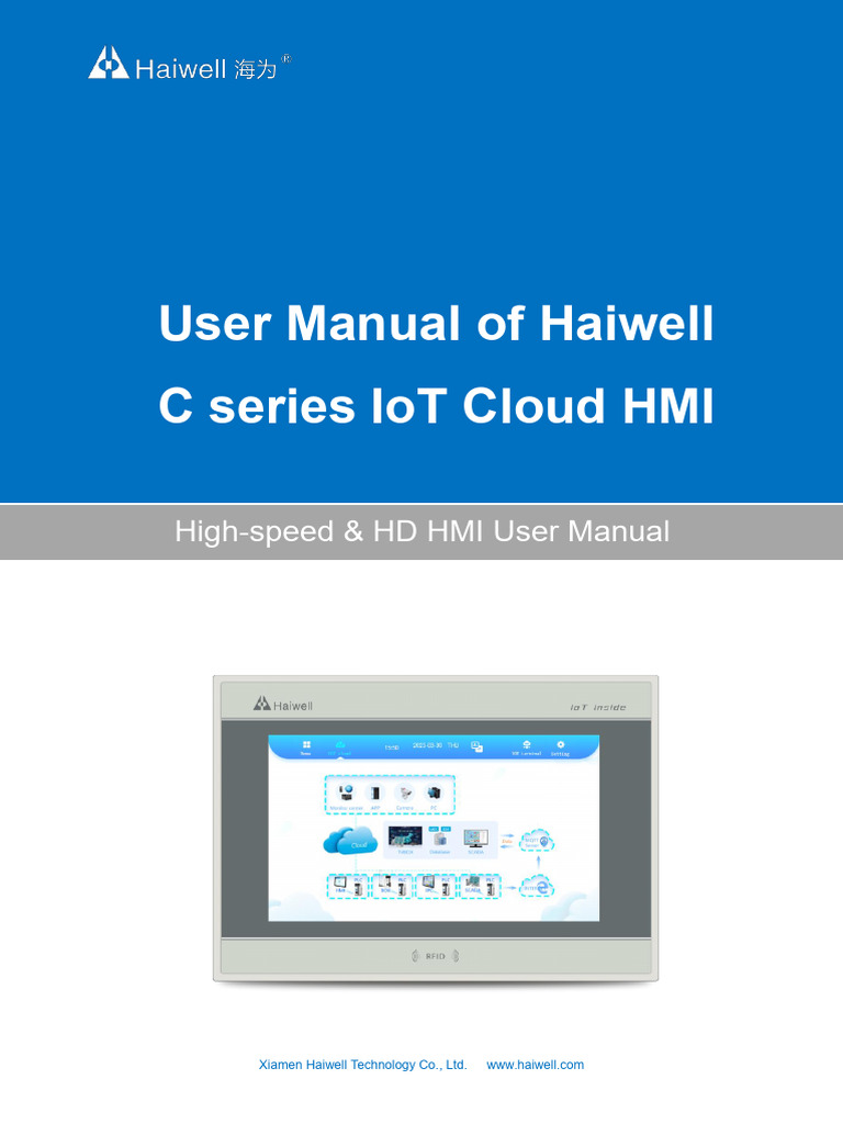 Haiwell HMI User Manual Overview | PDF | User Interface | Internet Of ...