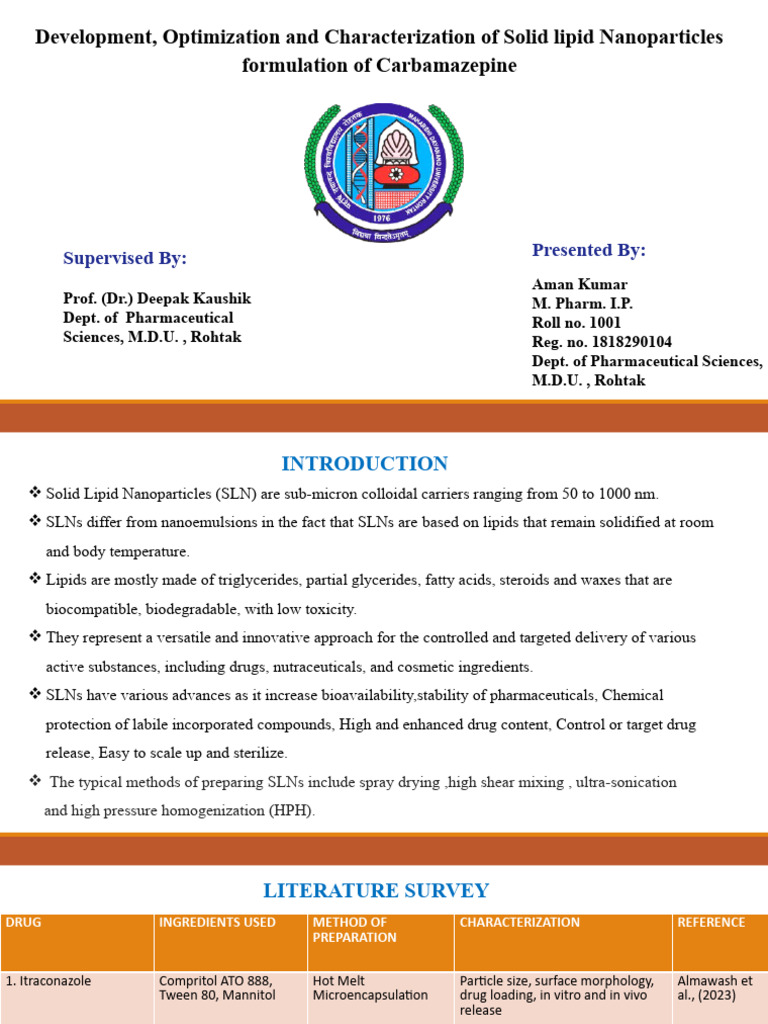Aman Kumar Proposal | PDF | Physical Sciences | Materials