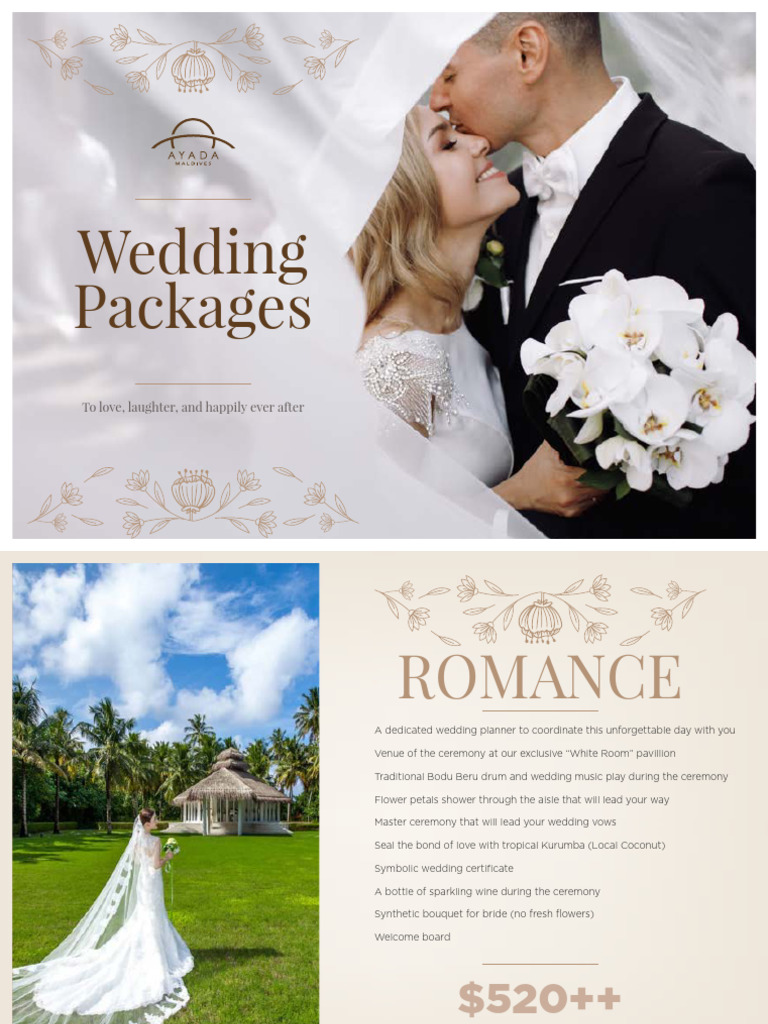 Wedding Package 2022 - Final-Compressed-1 | PDF | Wedding | Bride