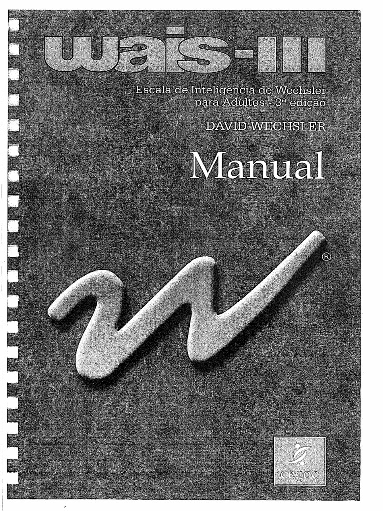 Manual - Wais III | PDF