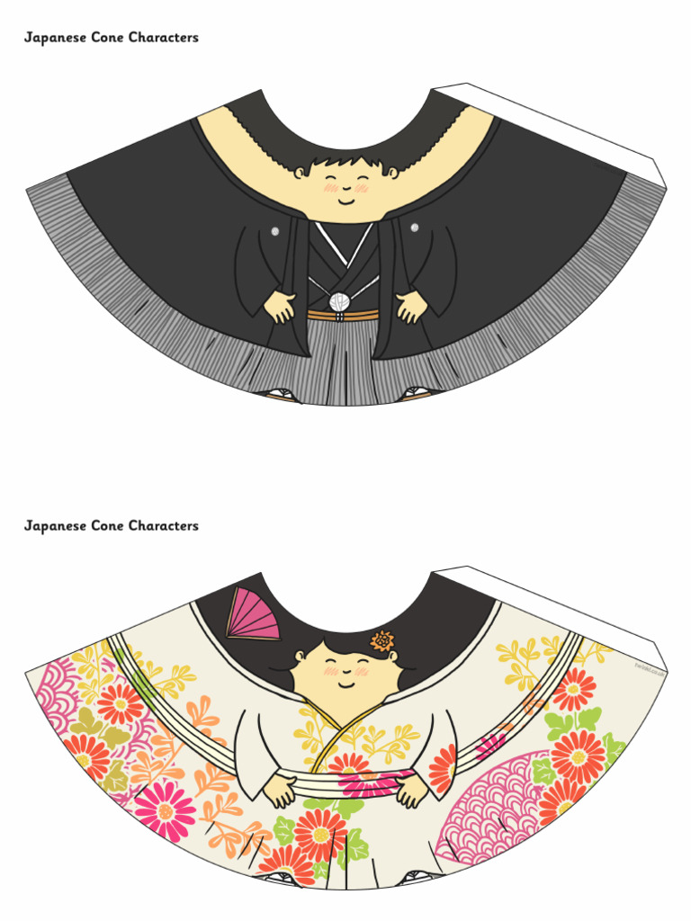 Japanese Cone Characters | PDF