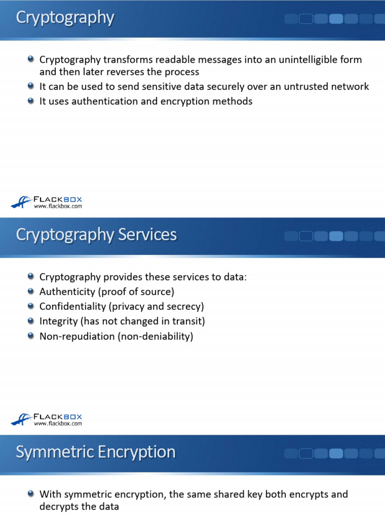32-06 Cryptography | PDF | Public Key Cryptography | Cryptography