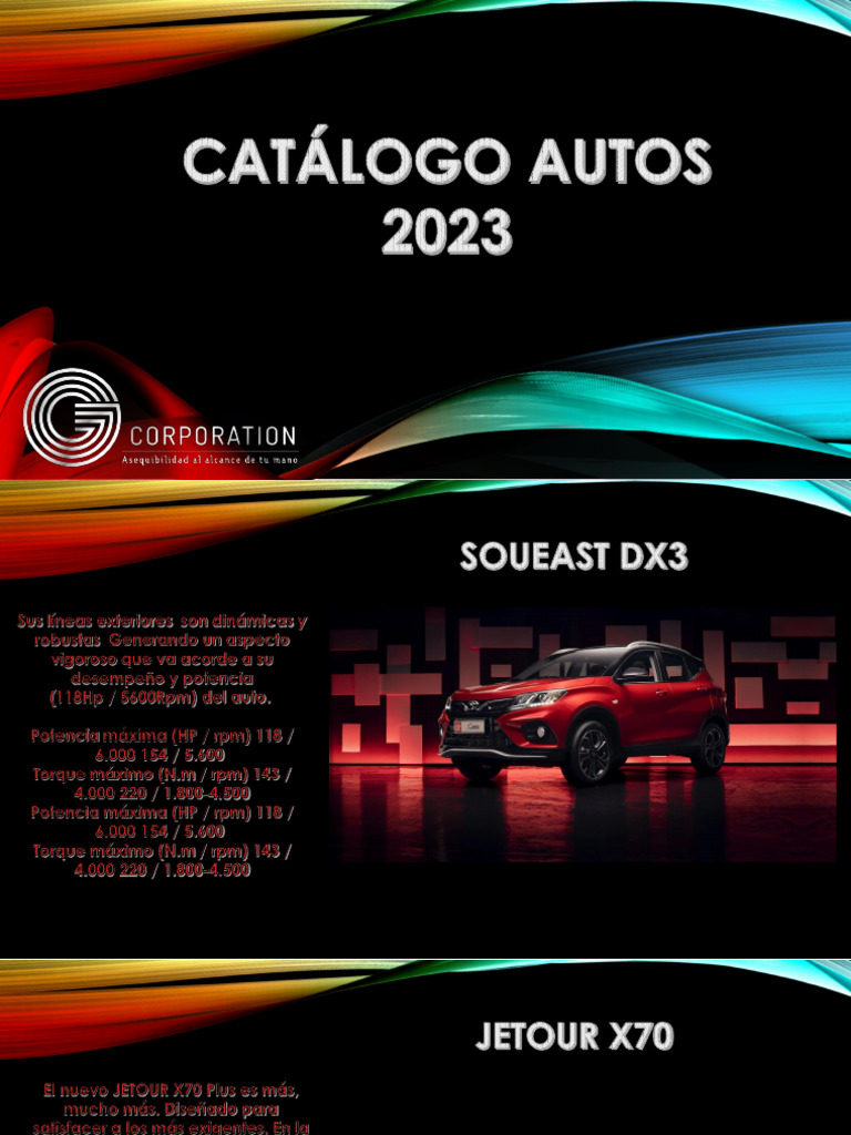 Catalogo Autos | PDF