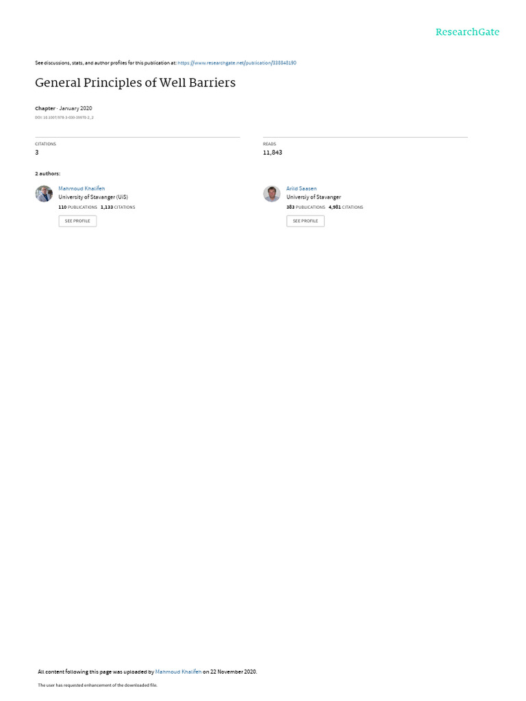 General Principles of Well Barriers | PDF | Casing (Borehole) | Corrosion