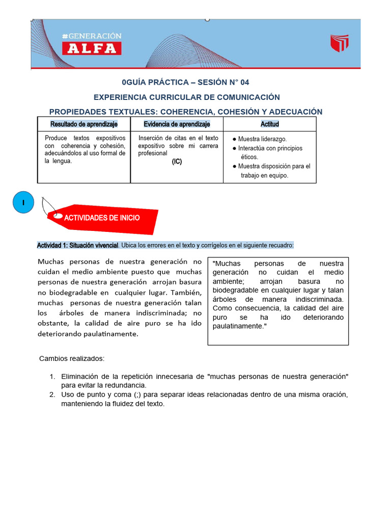 GUÍA PRÁCTICA S4 | PDF | Fonética | Lingüística