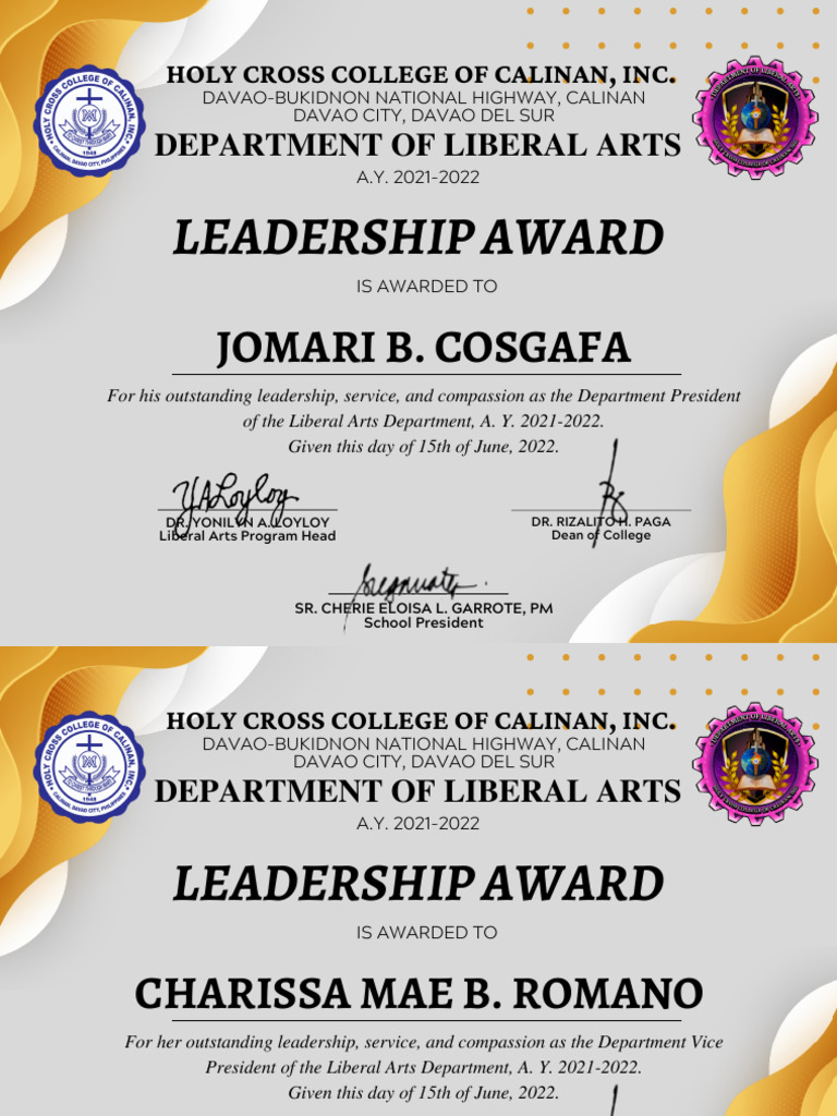 Dr. Yonilyn A. Loyloy Liberal Arts Program Head | PDF