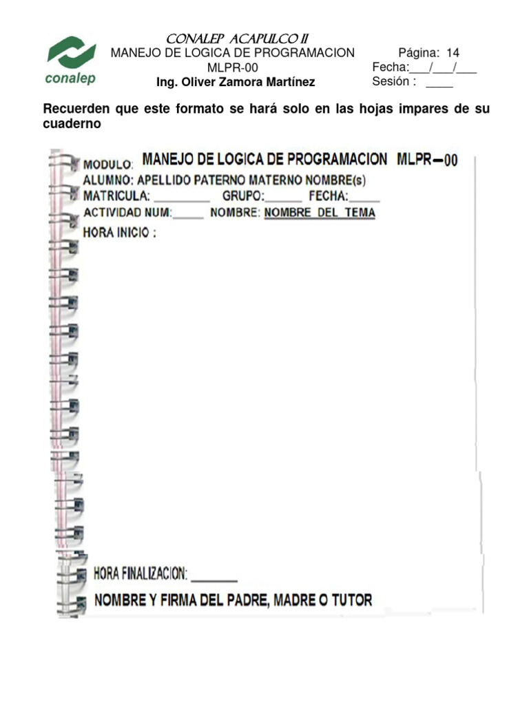 Actividades 1-2-3 Manejo Logica Programacion | PDF | Ciencias de la Computación | Informática