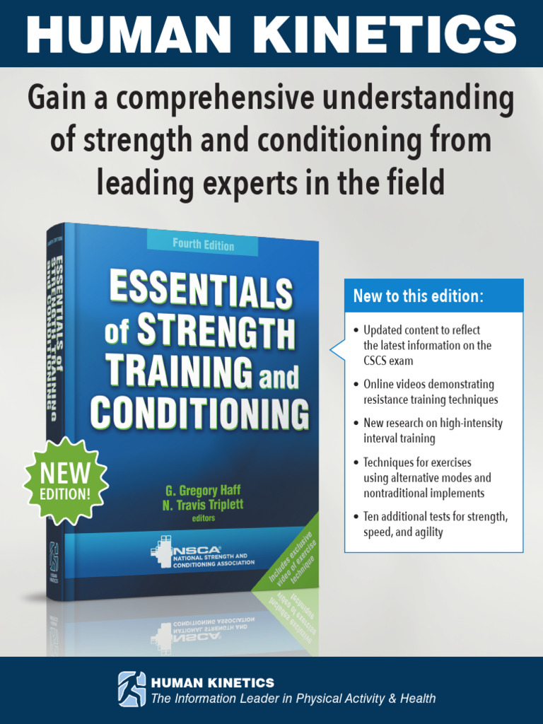 NSCA_Essentials_4E_CAB_formo | PDF | Personal Trainer | Strength Training