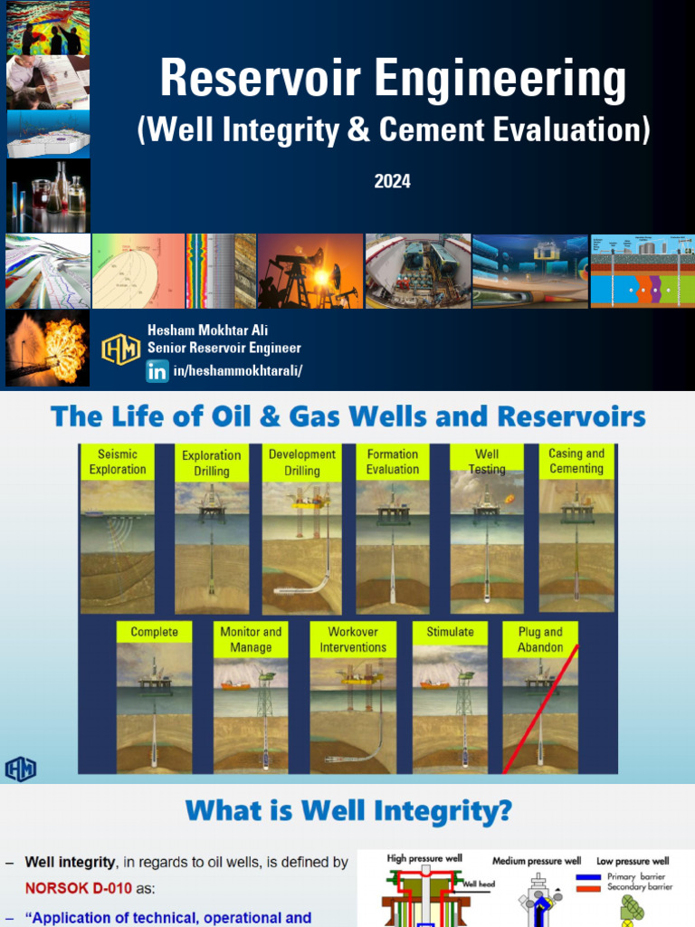 Reservoir Engineering: Well Integrity 2024 | PDF