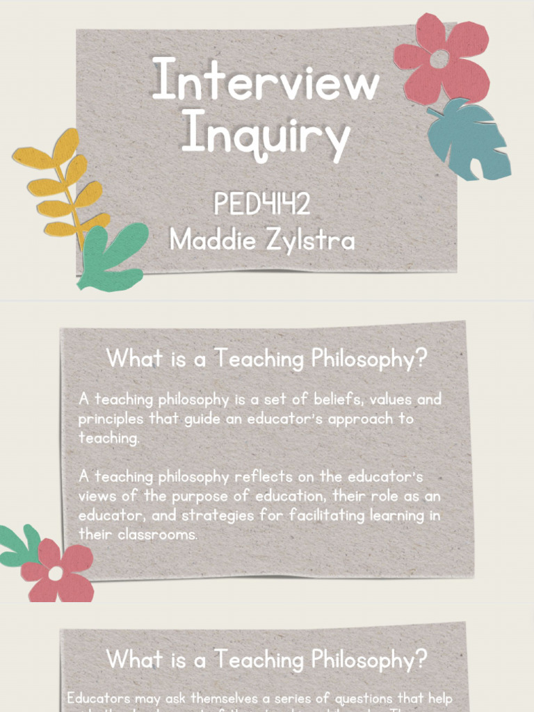 Interview Inquiry | PDF