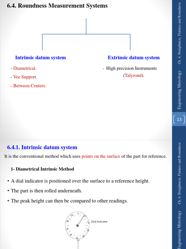 Roundness Measurement Systems | PDF | Metrology