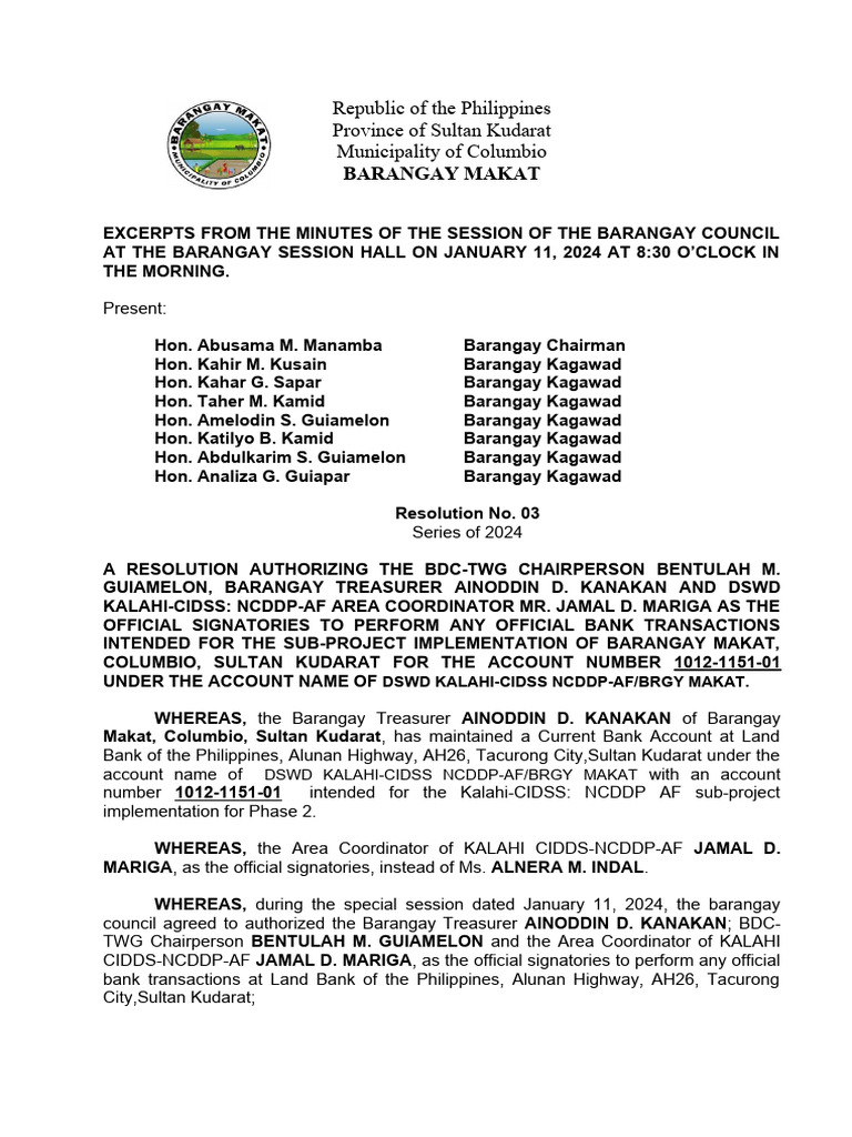 Makat-Reso-for-Change-Signatory 03 | PDF