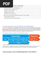 SAP S4HANA Cutover Plan Template V2.7 | PDF | Financial Accounting ...