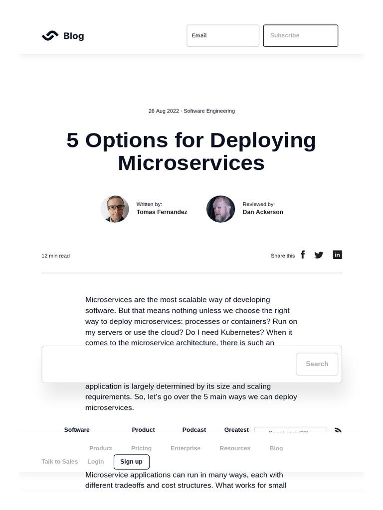 5 Ways To Deploy Microservices | PDF | Cloud Computing | Scalability 5 Ways To Deploy Microservices | PDF | Cloud Computing | Scalability