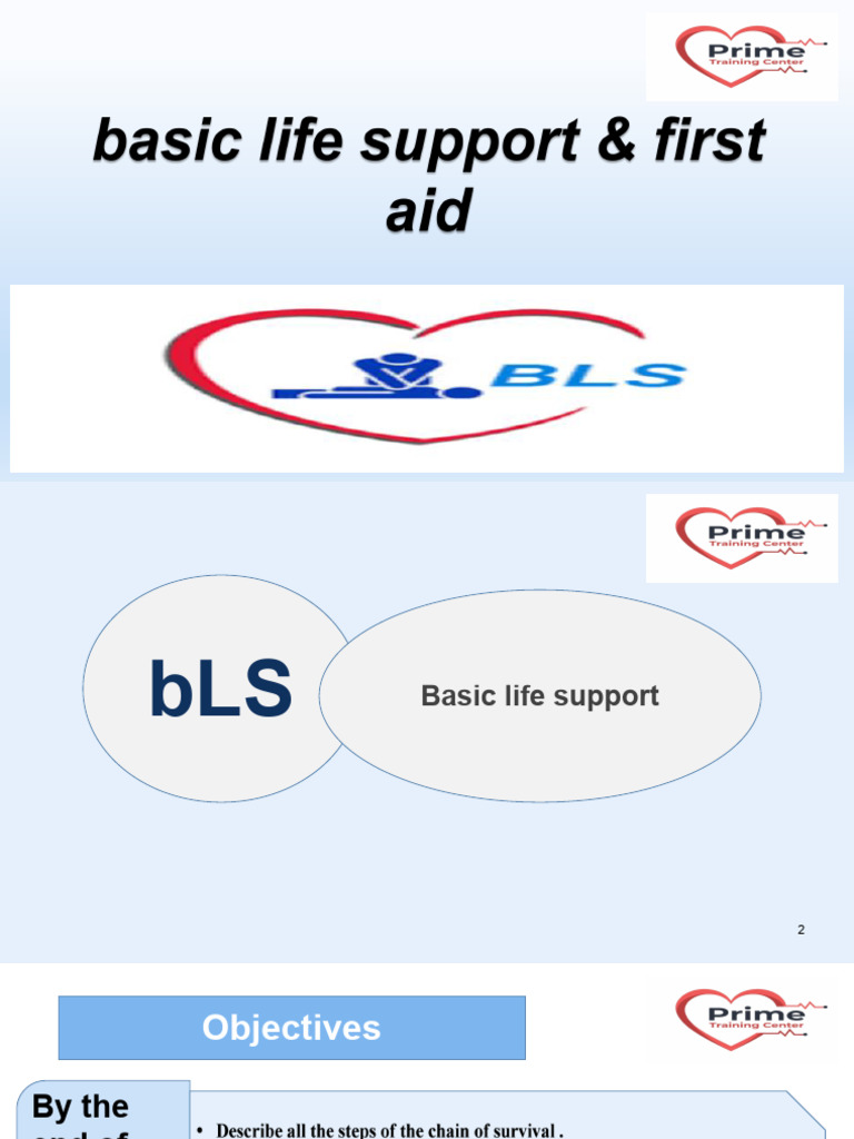 BLS & First Aids Presentation Prime Traning Center | PDF ...
