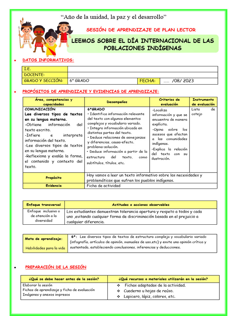 Ses-Juev-Pl-Leemos Sobre El Día de Las Poblaciones Indígenas-978387435 ... Ses-Juev-Pl-Leemos Sobre El Día de Las Poblaciones Indígenas-978387435 ...